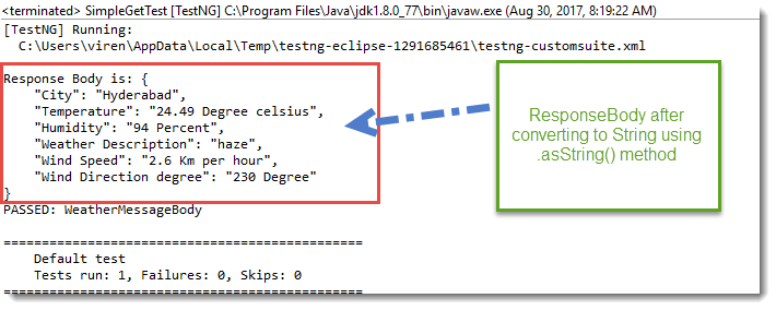 How To Read Json Response Body Using Rest Assured